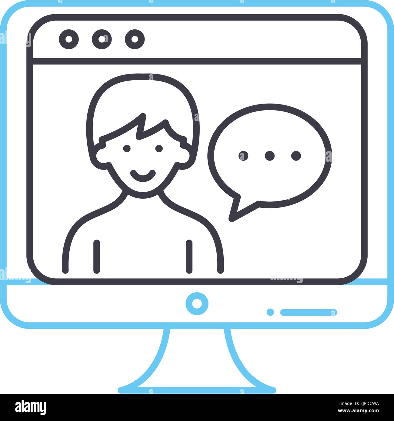 Video call icon hi-res stock photography and images - Alamy
