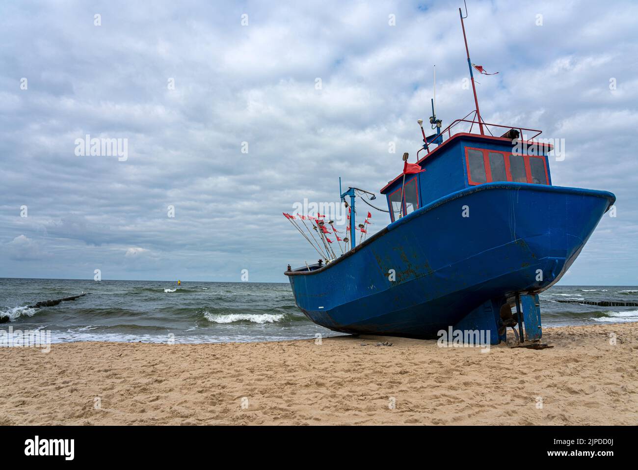 baltic sea, fishing boat, misdroy, wolin, baltic seas, fishing boats ...