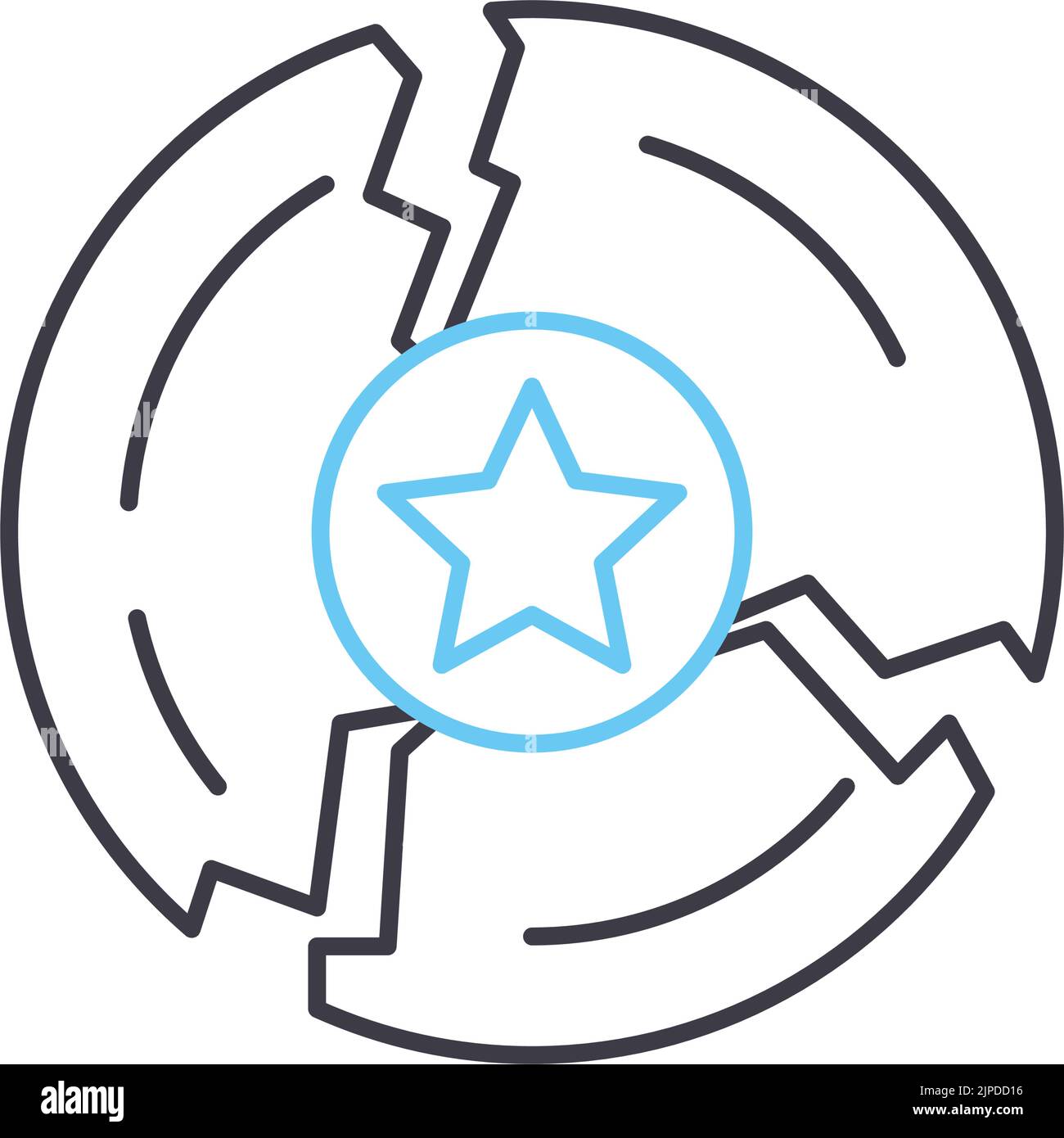 music record line icon, outline symbol, vector illustration, concept ...