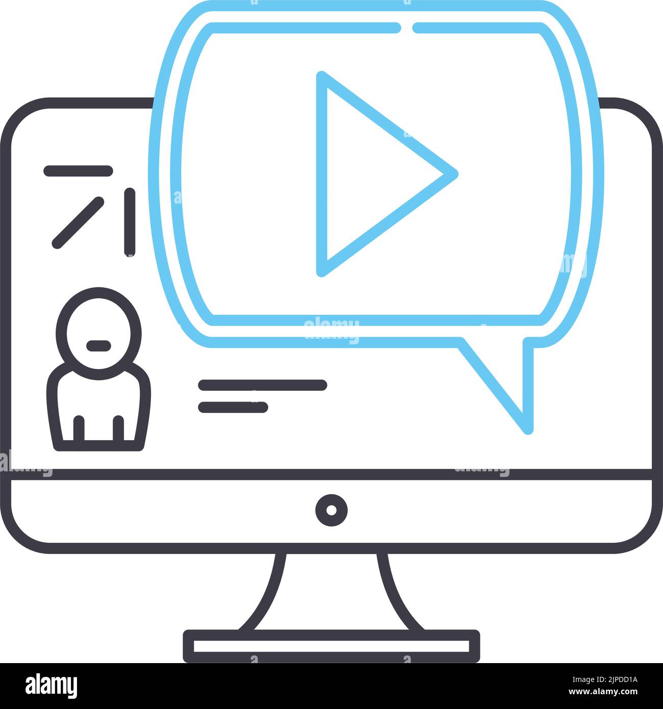 Video call icon hi-res stock photography and images - Alamy