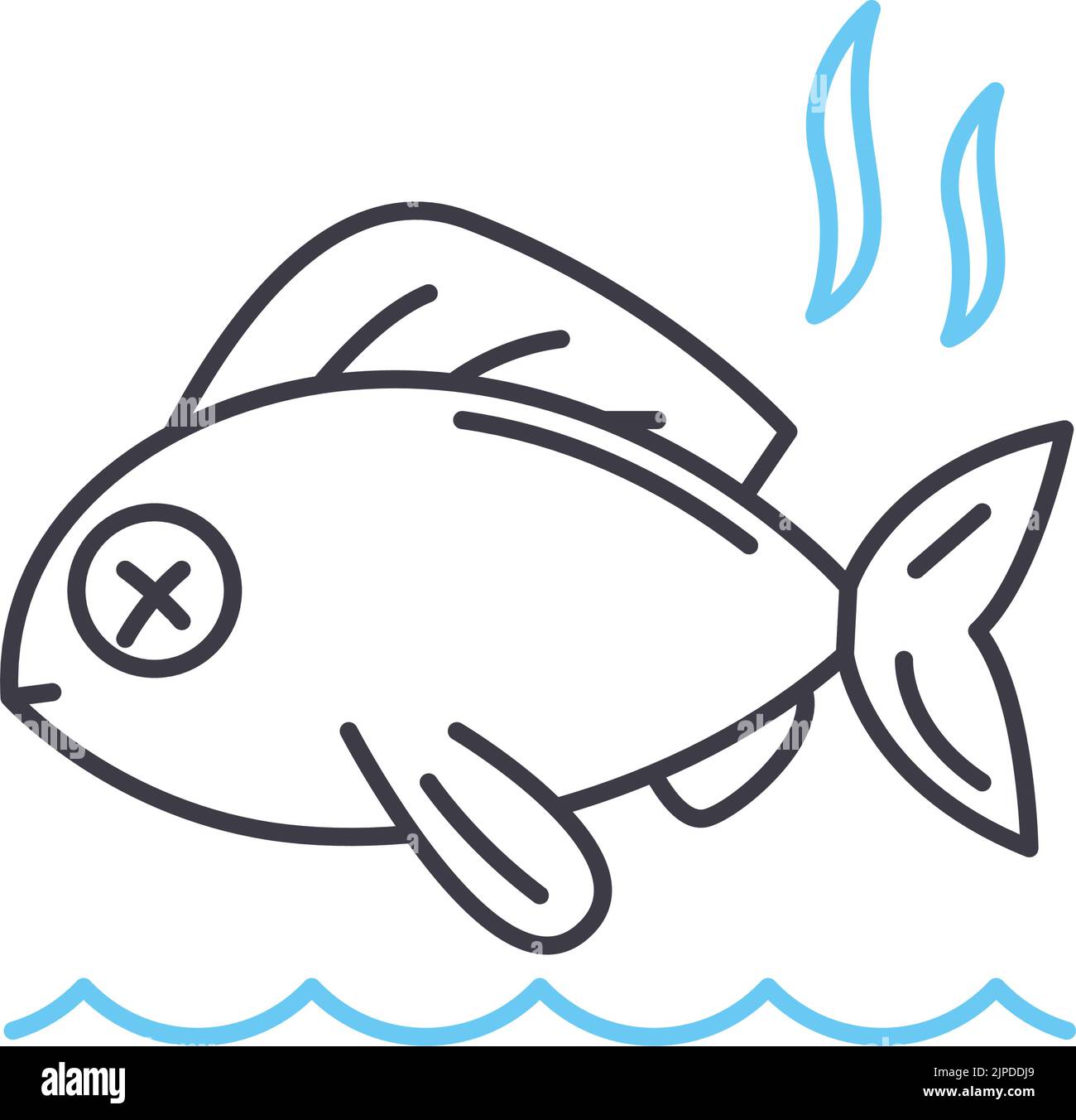 Breath smell line icon Cut Out Stock Images & Pictures - Alamy