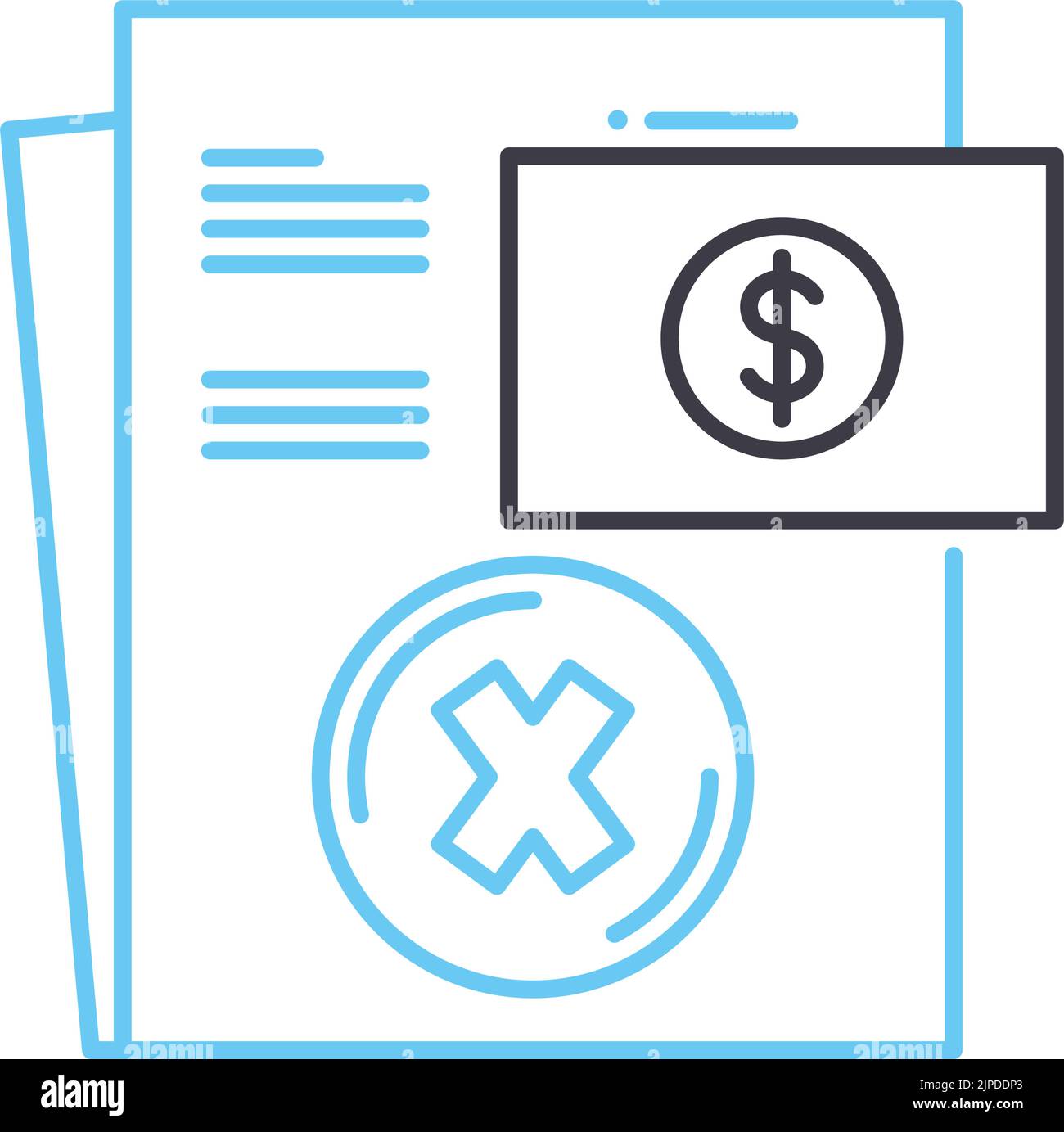 False documents Stock Vector Images - Alamy