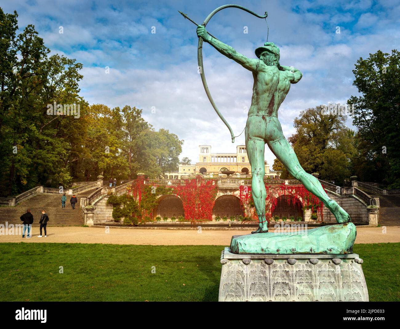 potsdam, sanssouci, bronze statue, potsdams, sanssoucis, statues Stock ...