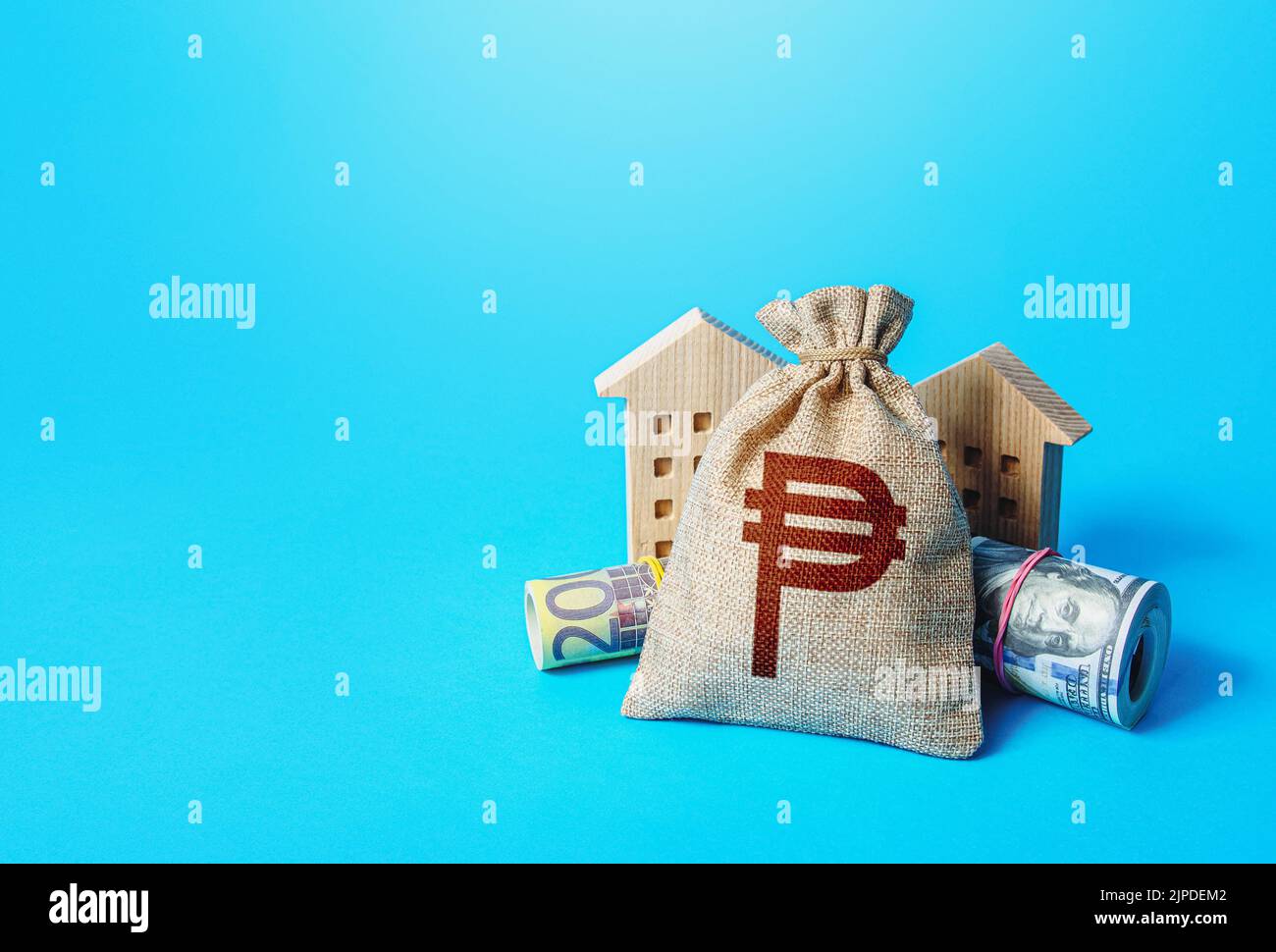 Philippine peso money bag hi-res stock photography and images - Alamy