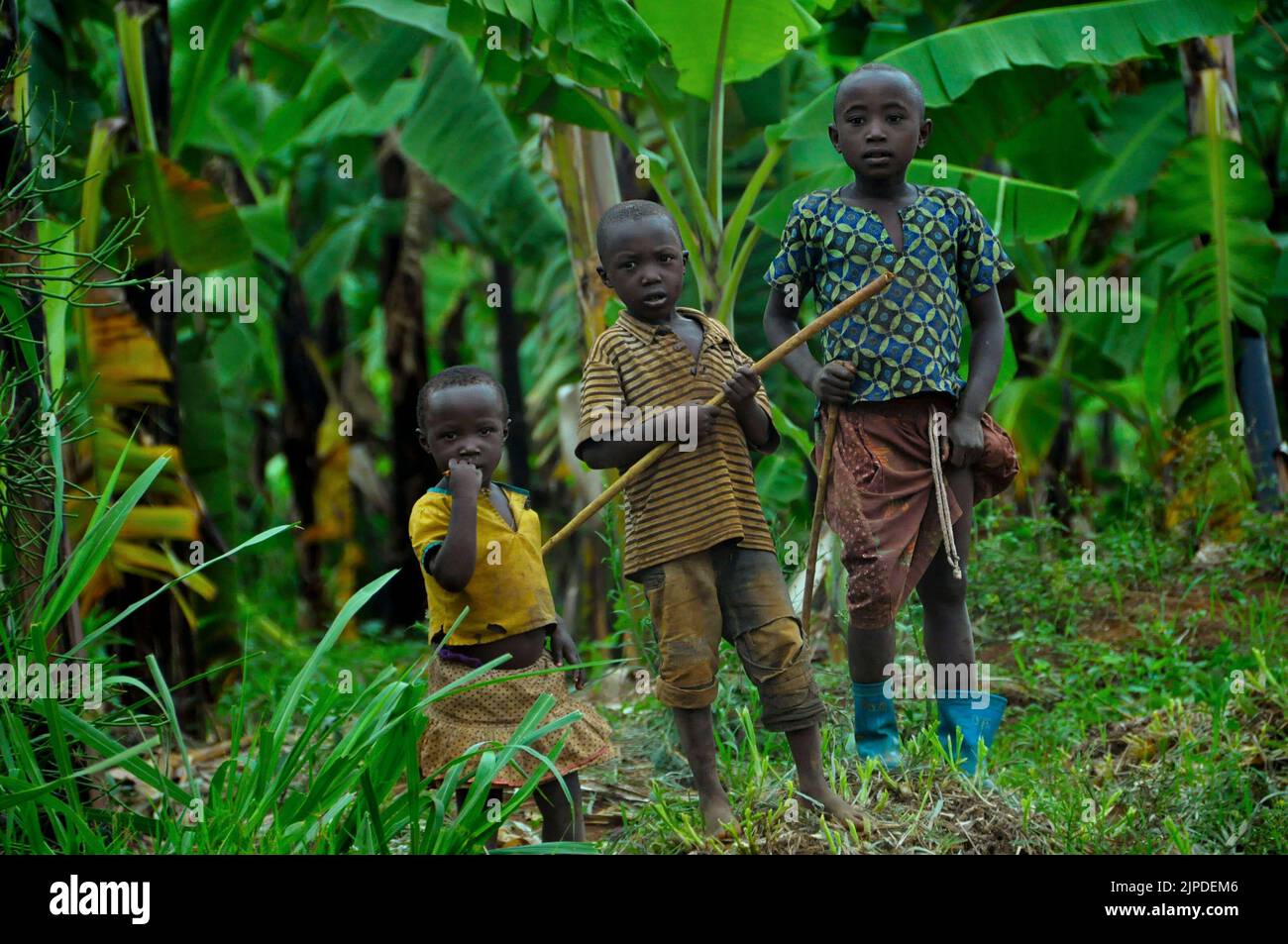 People in a small village in Rwanda Stock Photo - Alamy