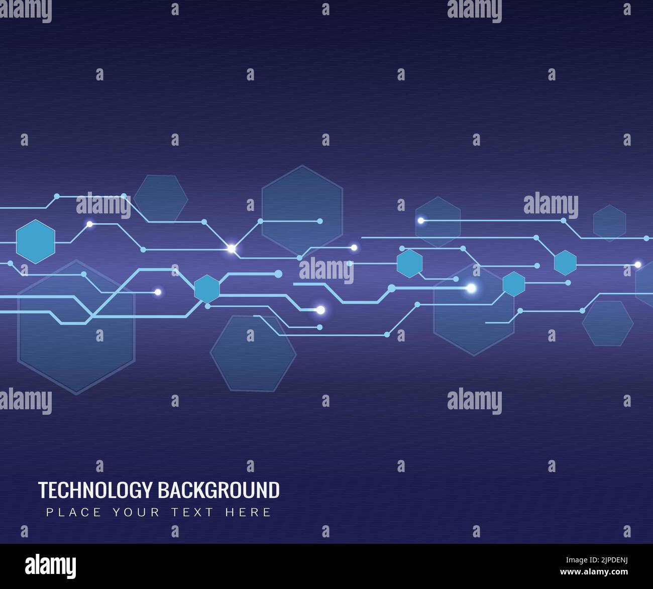 Abstract lines and dots connect background. Technology connection digital data and big data ...