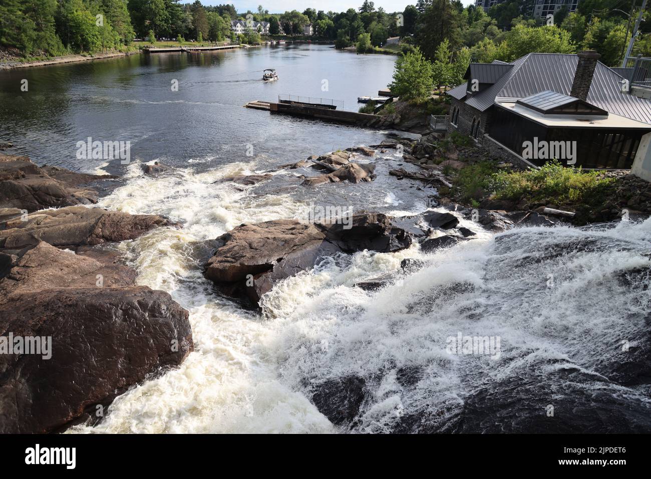 View of Bracebridge Falls, Ontario Stock Photo - Alamy
