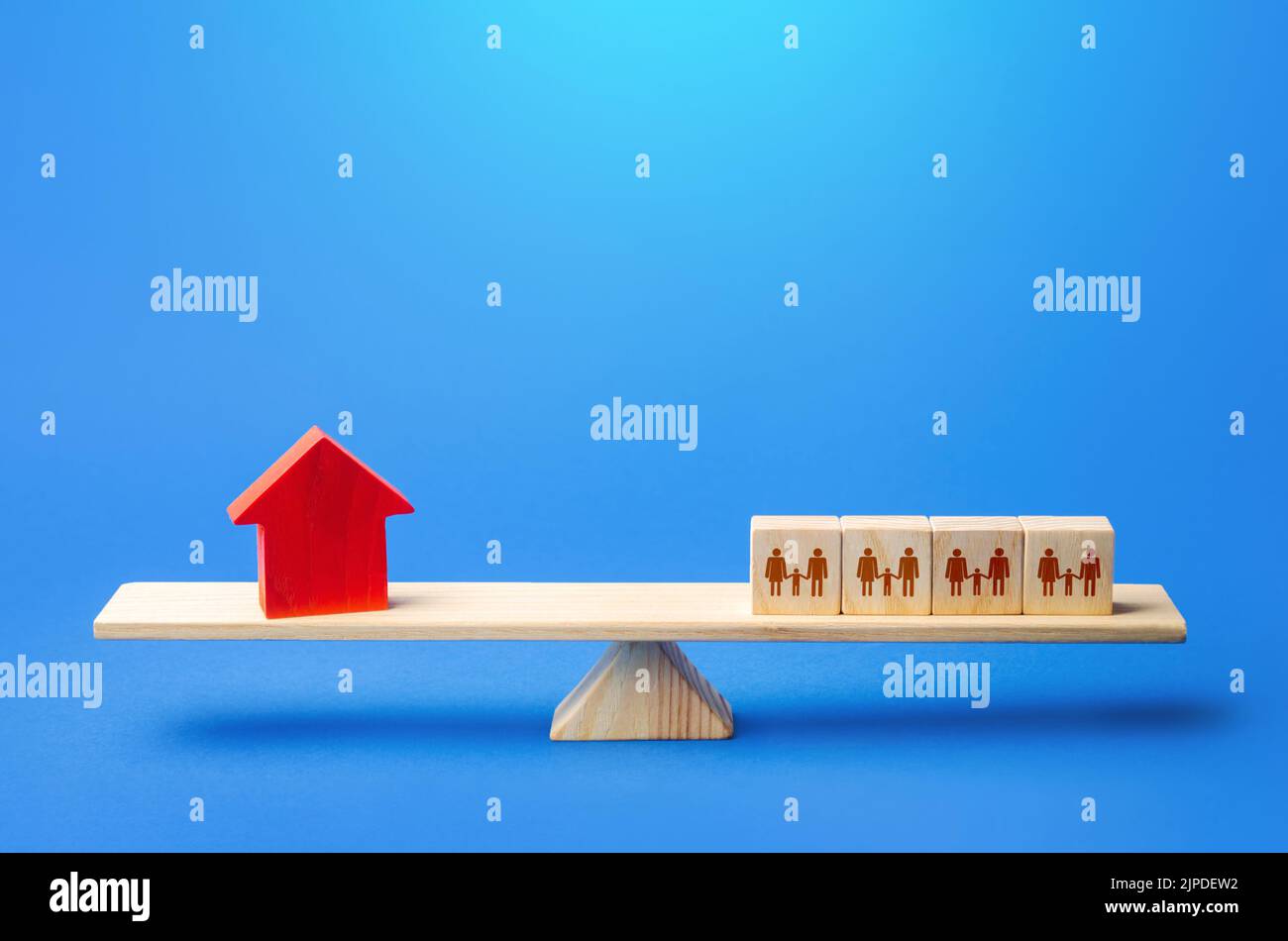 Providing families with housing. Affordable social housing. Government ...