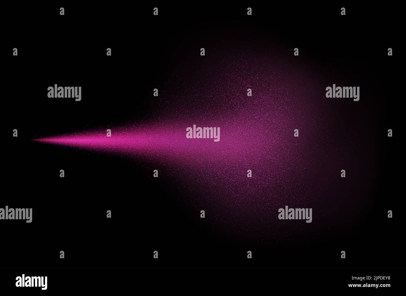 Pink spray mist with glitter particles, fashion shimmer freshener with ...