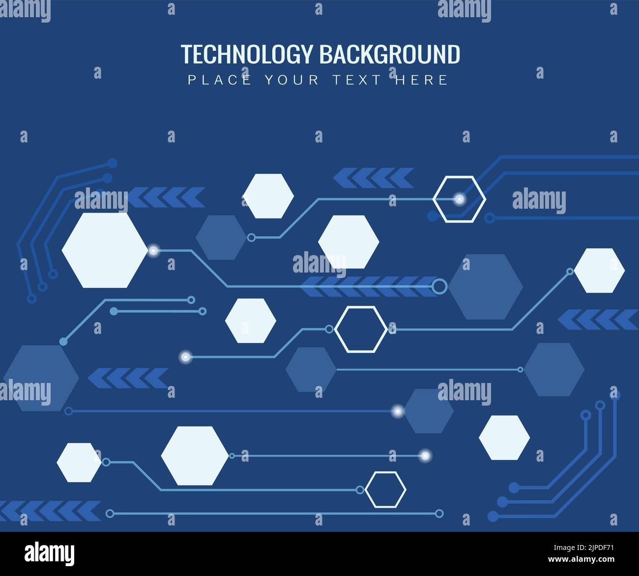 Geometric hexagon line and dot pattern.White vector hexagon connection ...