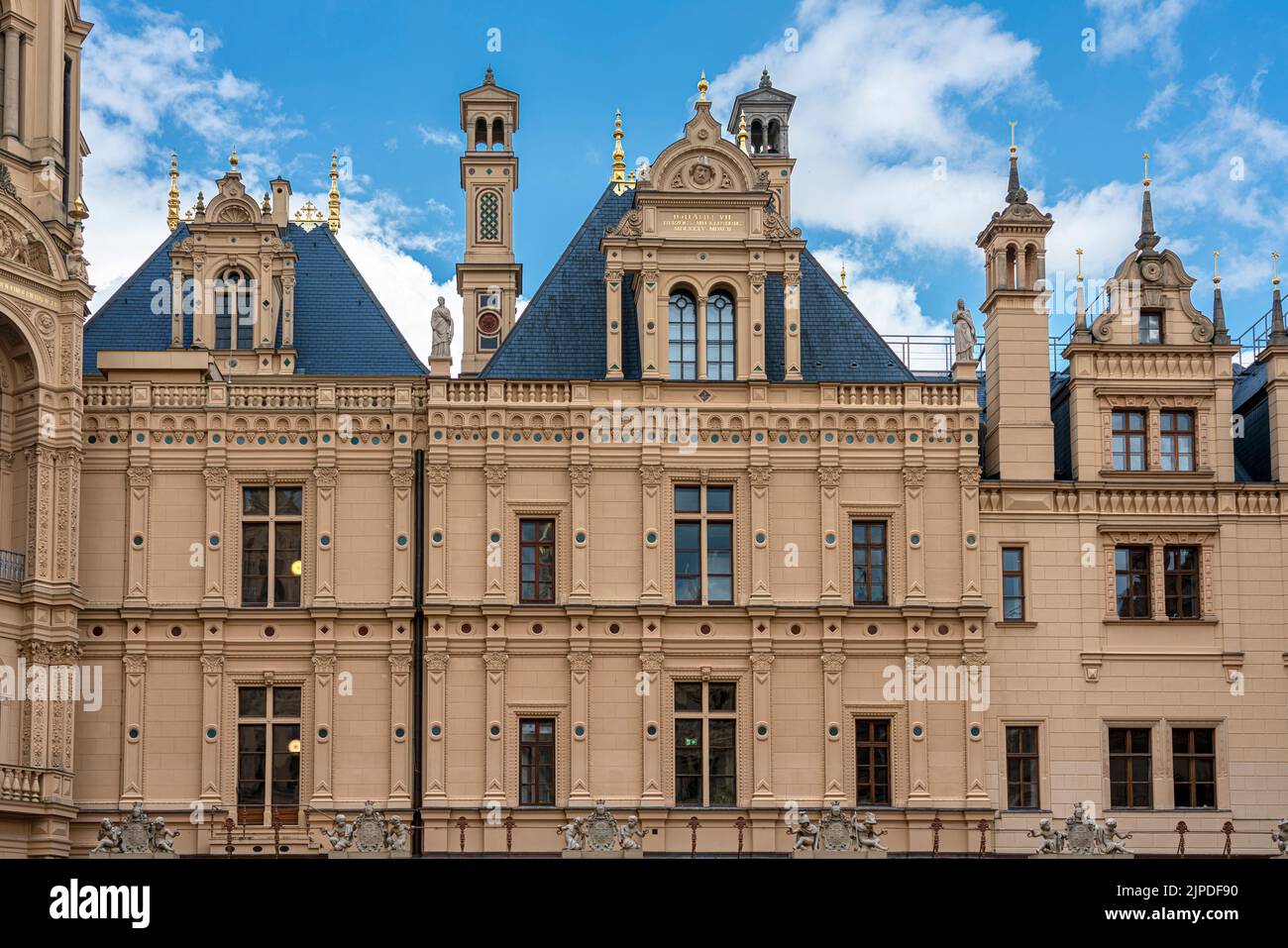 historism, construction, schwerin castle, historisms, constructions ...