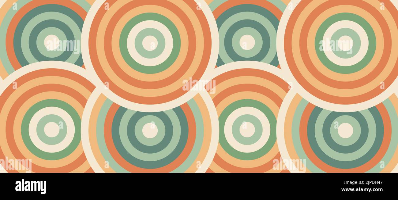 Abstract circles color background template horizontal layout vector ...