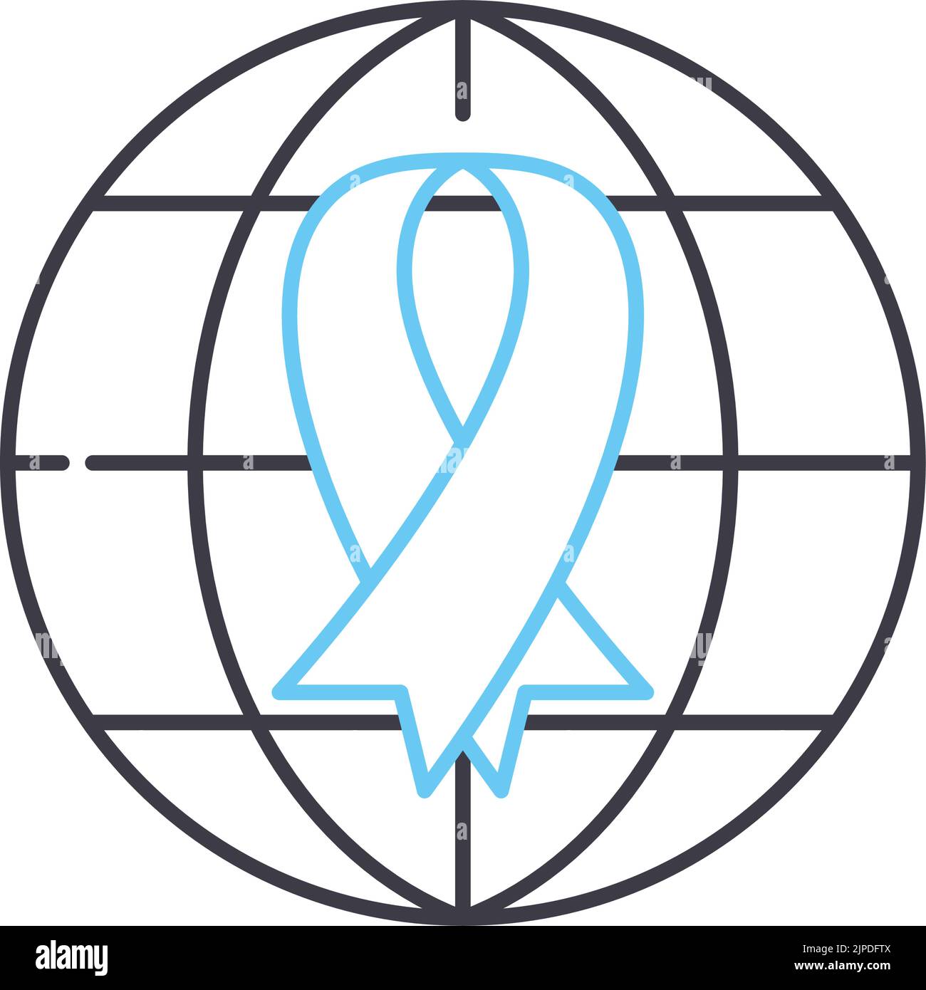 hope line icon, outline symbol, vector illustration, concept sign Stock ...