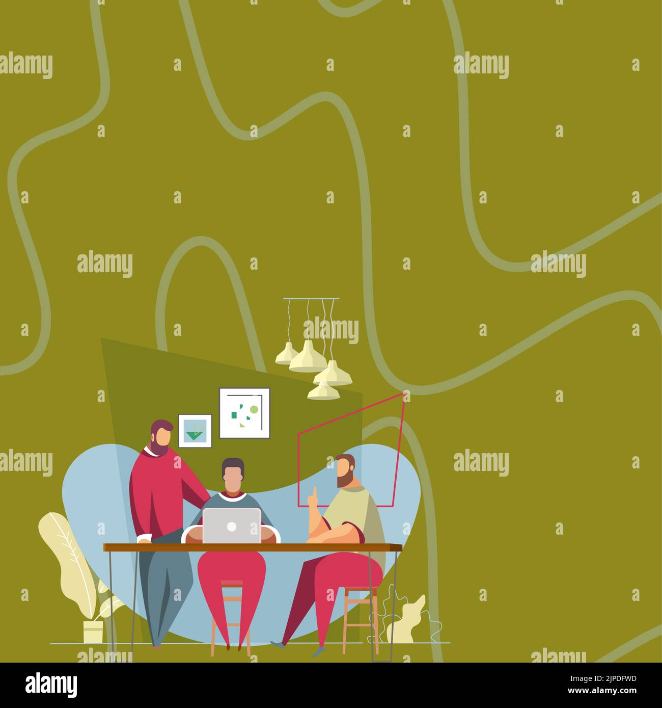 Plan planning connection discussion Stock Vector Images - Alamy