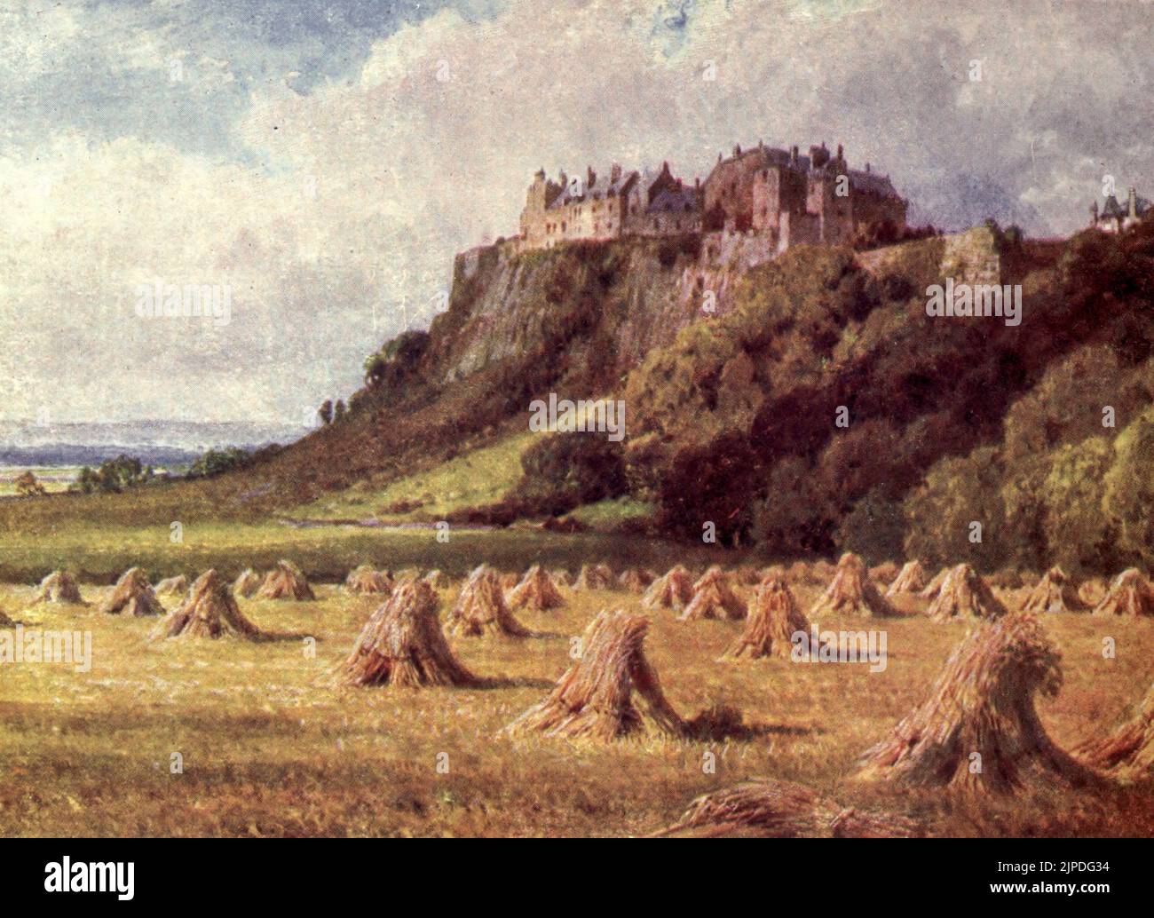 Stirling Castle from the King's Knot painted by Sutton Palmer from the ...