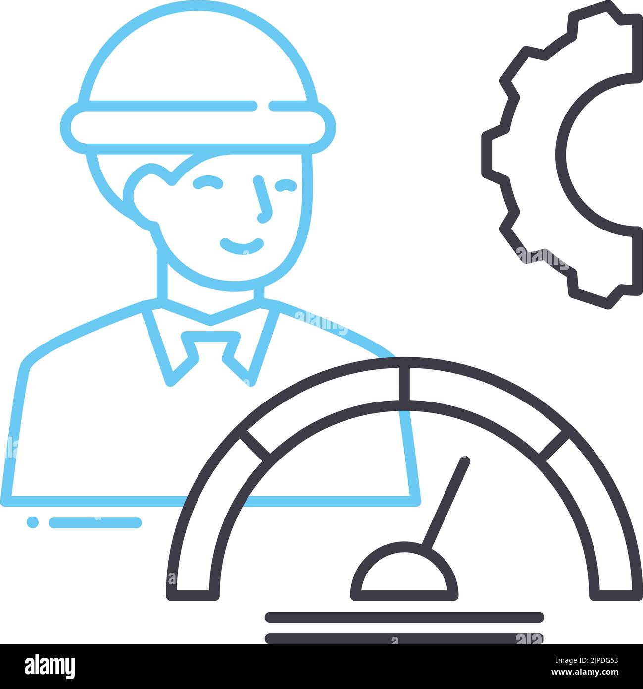 High Performance Line Icon Outline Symbol Vector Illustration Concept Sign Stock Vector Image
