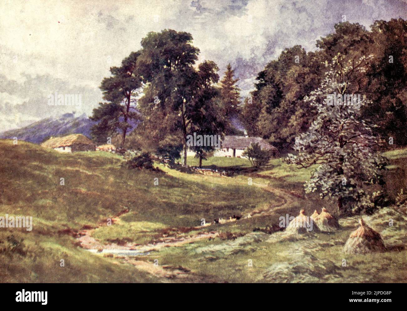 Scottish croft painting hi-res stock photography and images - Alamy