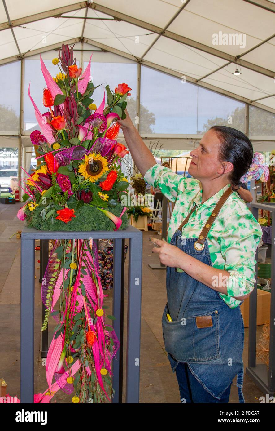 Southport Flower Show, Merseyside, UK. 17th Aug 2022: Diane Duffy with ...
