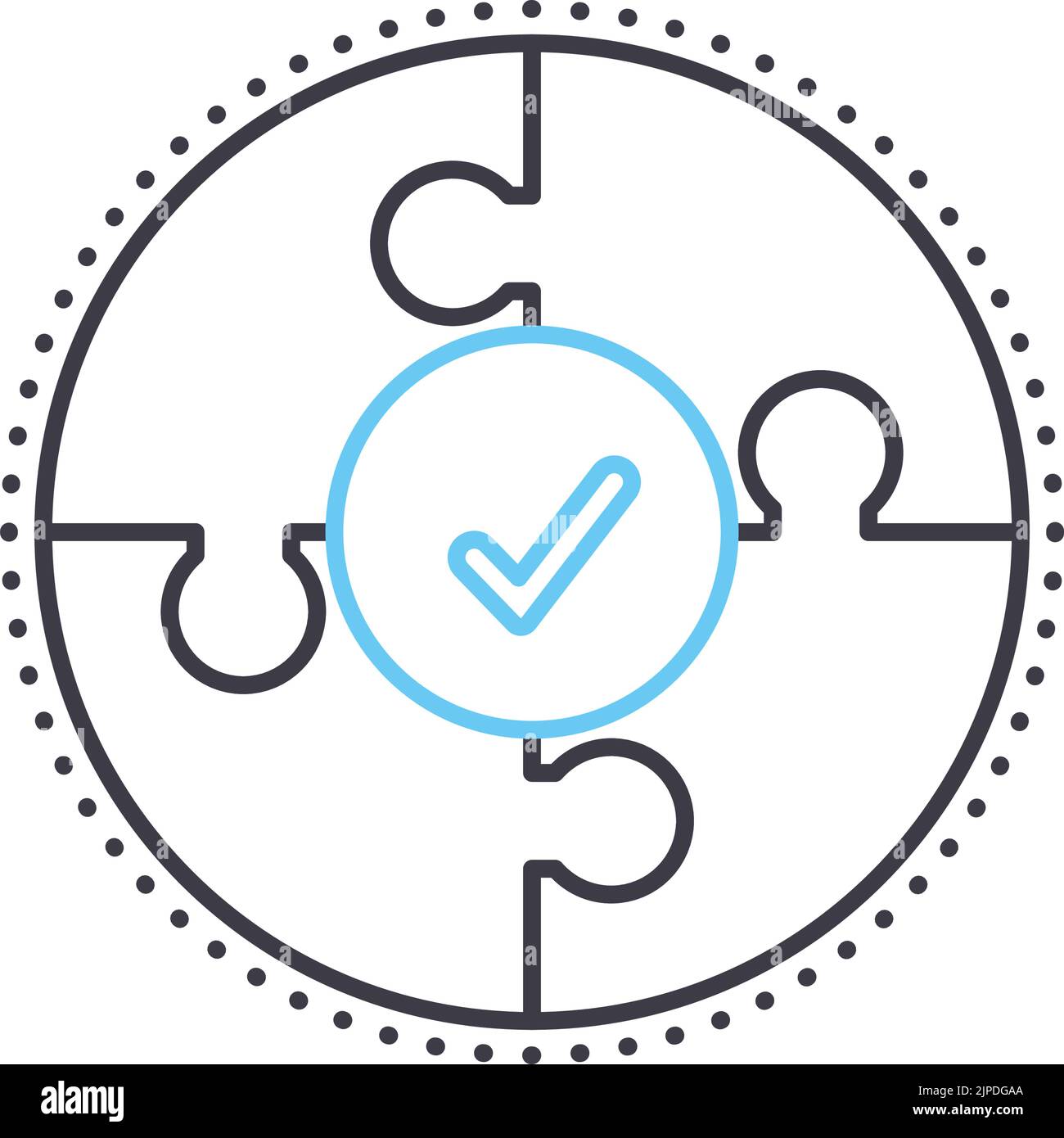 solution line icon, outline symbol, vector illustration, concept sign ... solution line icon, outline symbol, vector illustration, concept sign ...