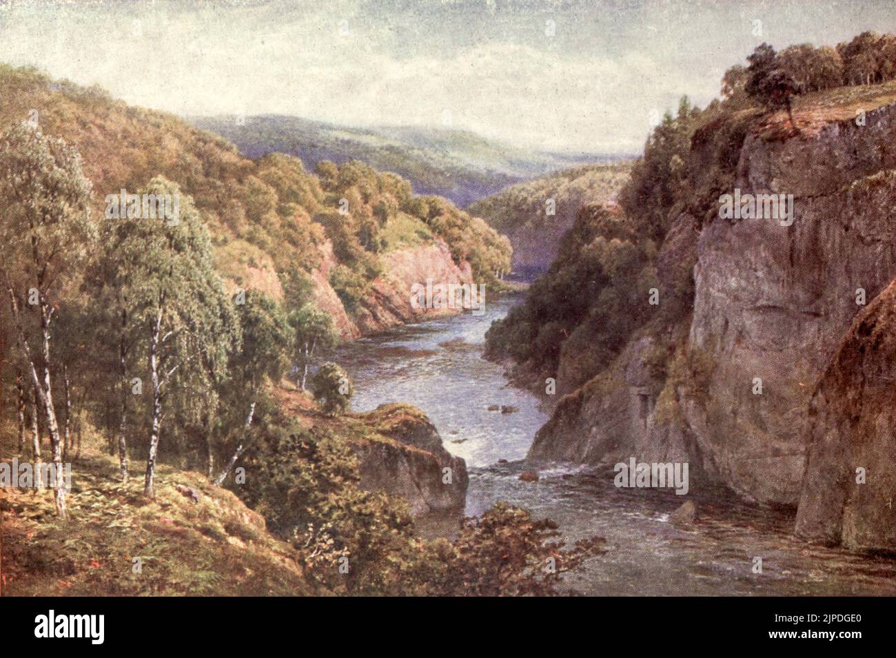 The River Glass near Beauly, Inverness-shire painted by Sutton Palmer ...