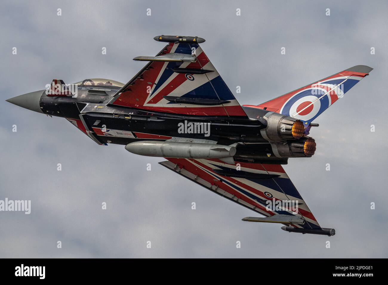 RAF Typhoon Display Team Stock Photo - Alamy