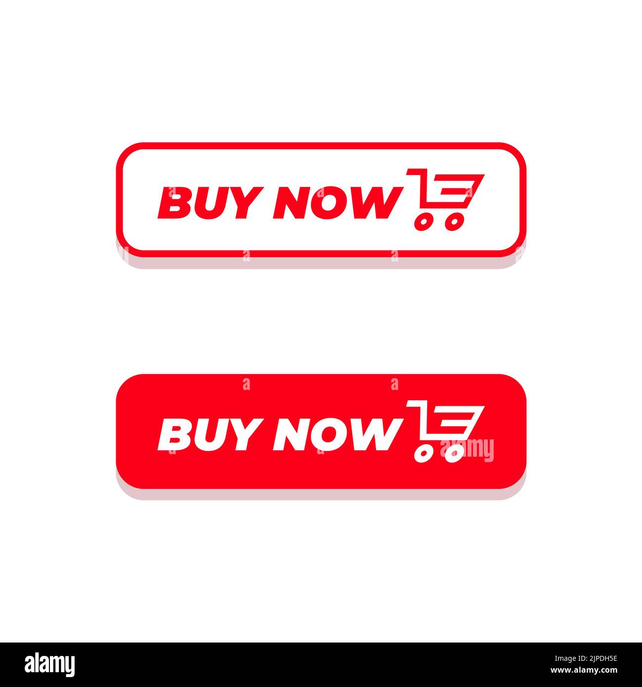 Buy now button. Red Buy now button with shopping cart icon template ...