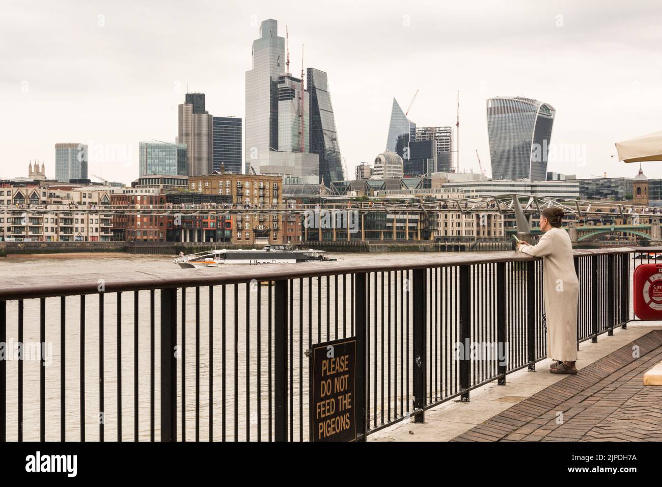 High rise buildings & The City of London skyline and Central Business ...