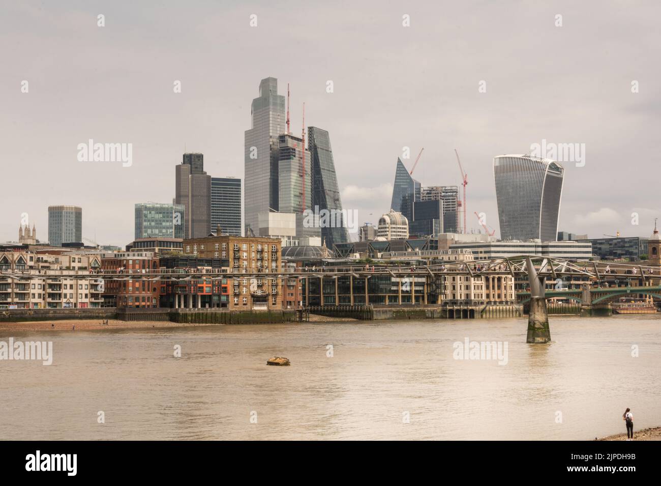 High rise buildings & The City of London skyline and Central Business ...