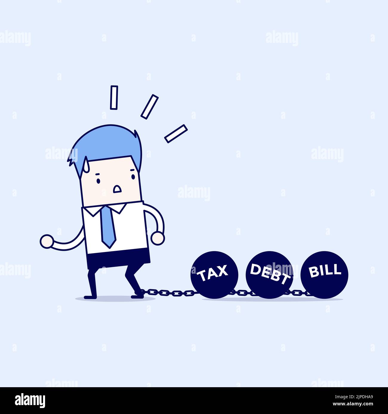 Cartoon taxman Stock Vector Images - Alamy