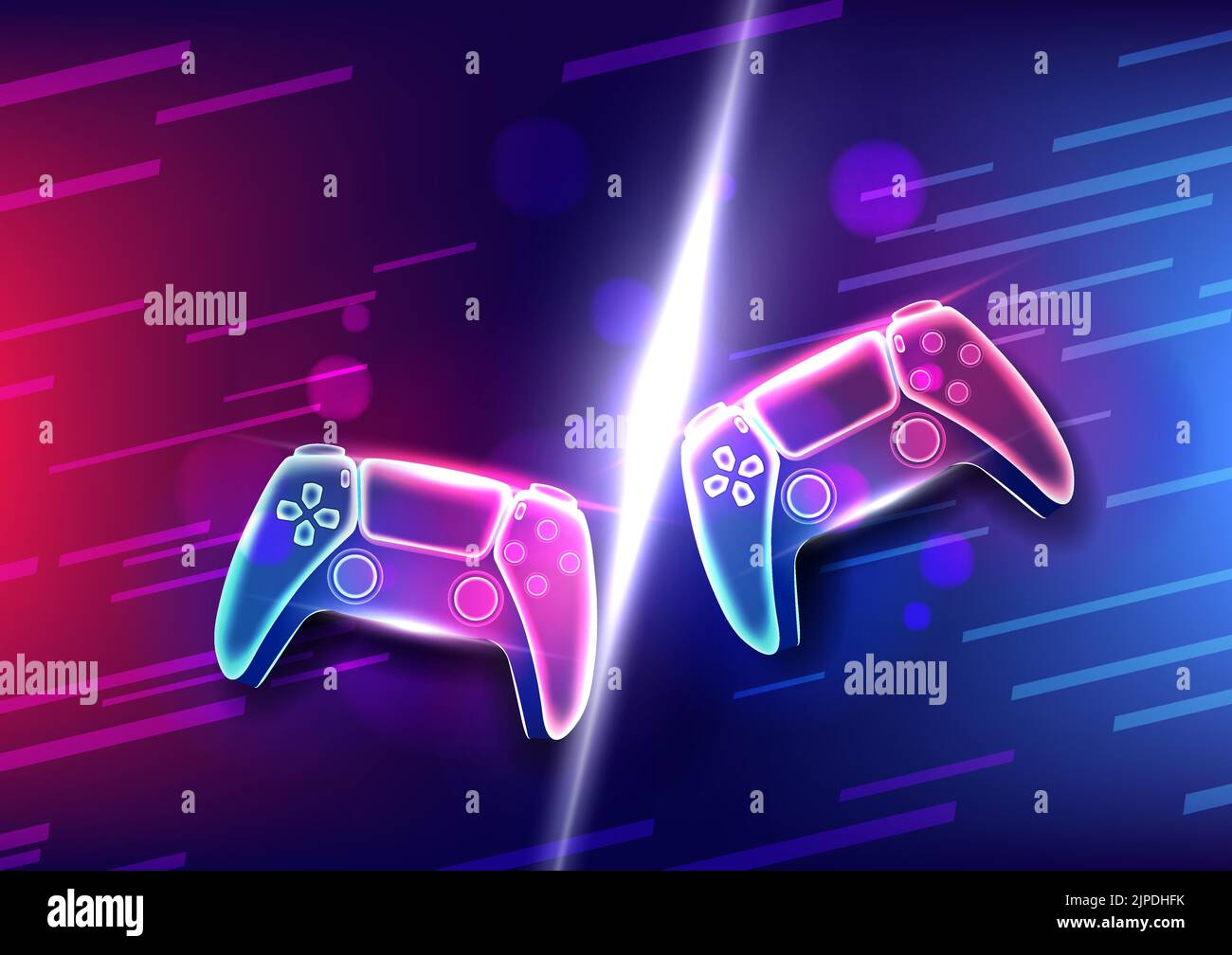 Ps5 gamepad Stock Vector Images - Alamy