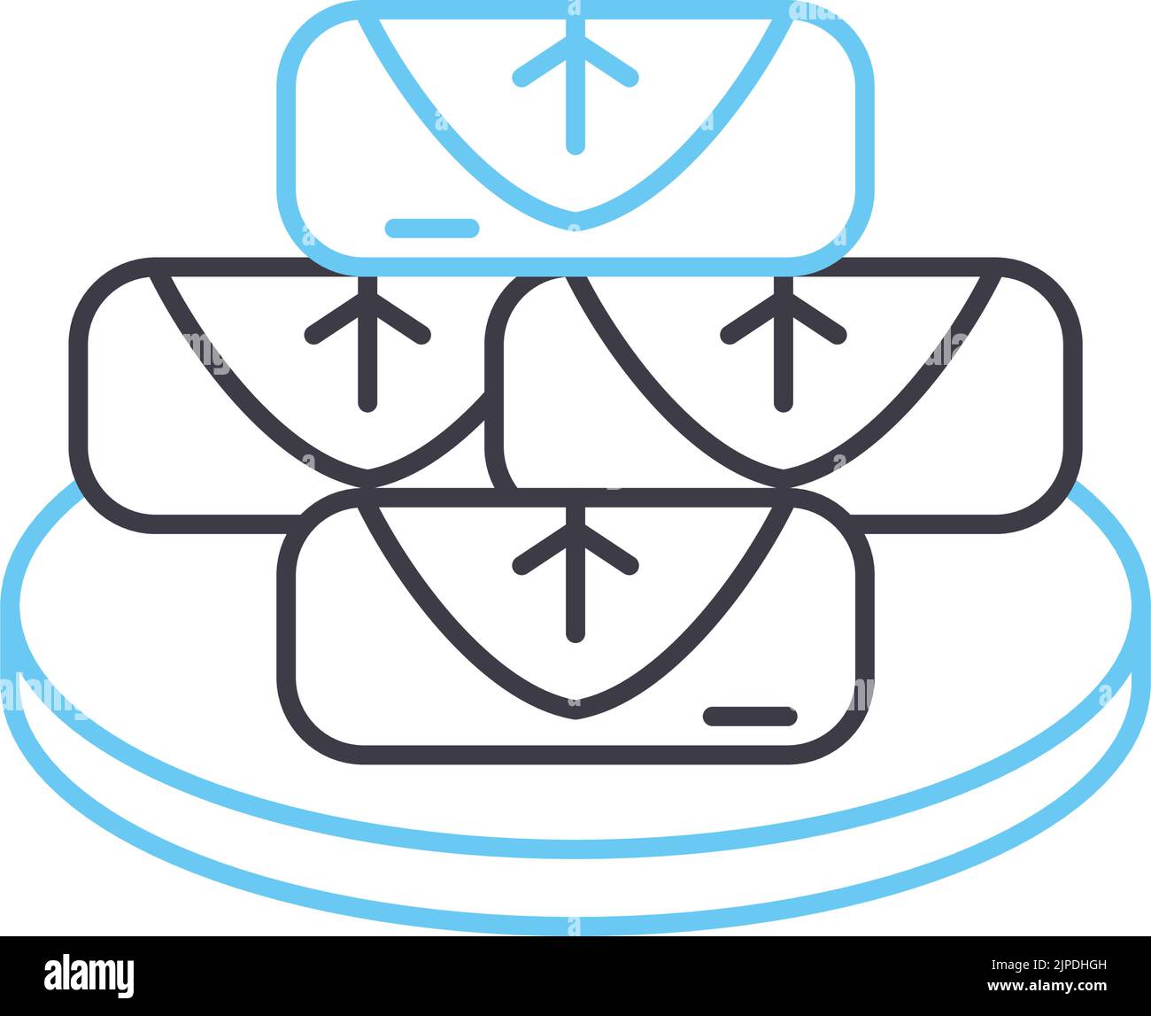 sarma line icon, outline symbol, vector illustration, concept sign ...