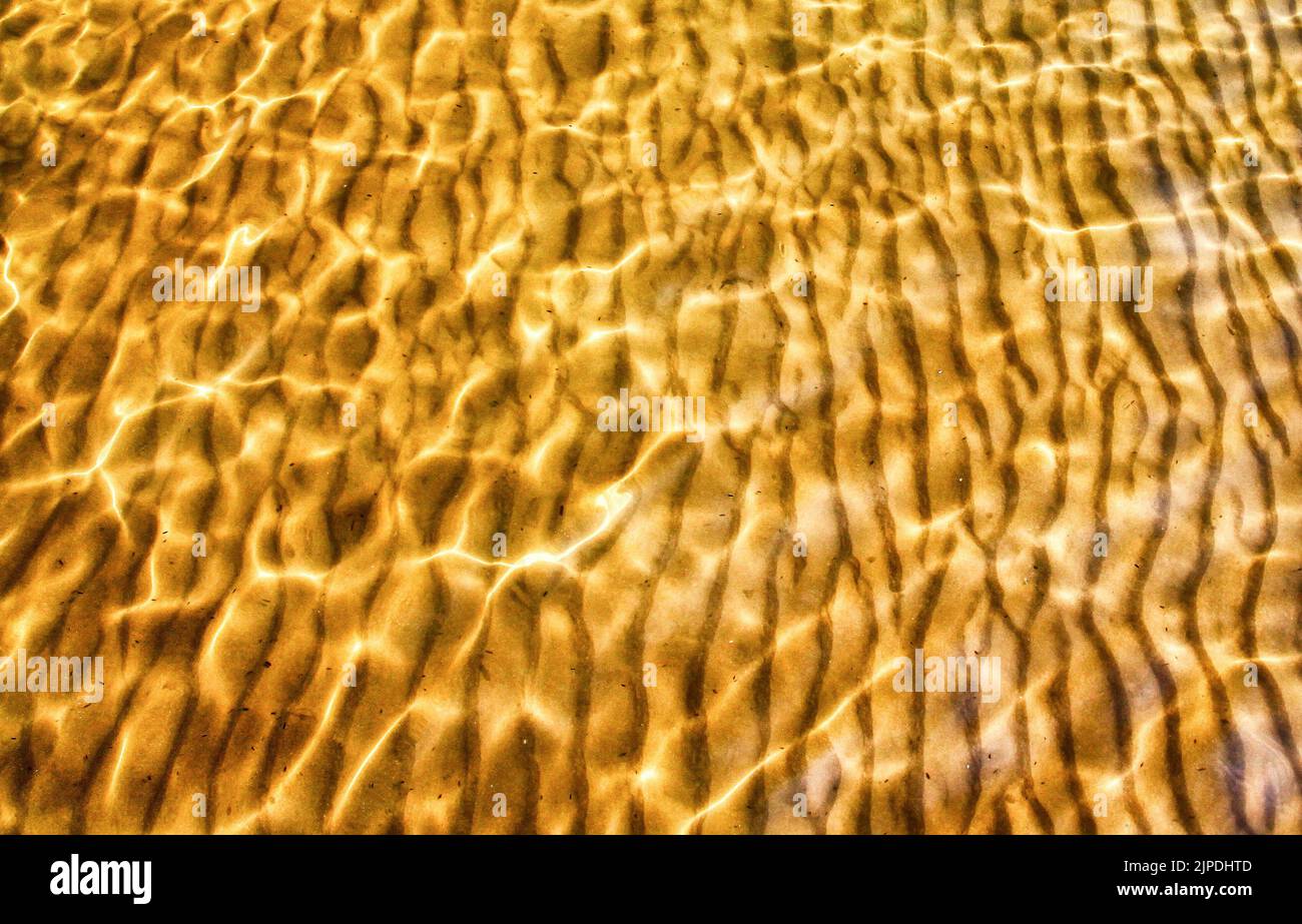 Rippled sand underwater hi-res stock photography and images - Alamy