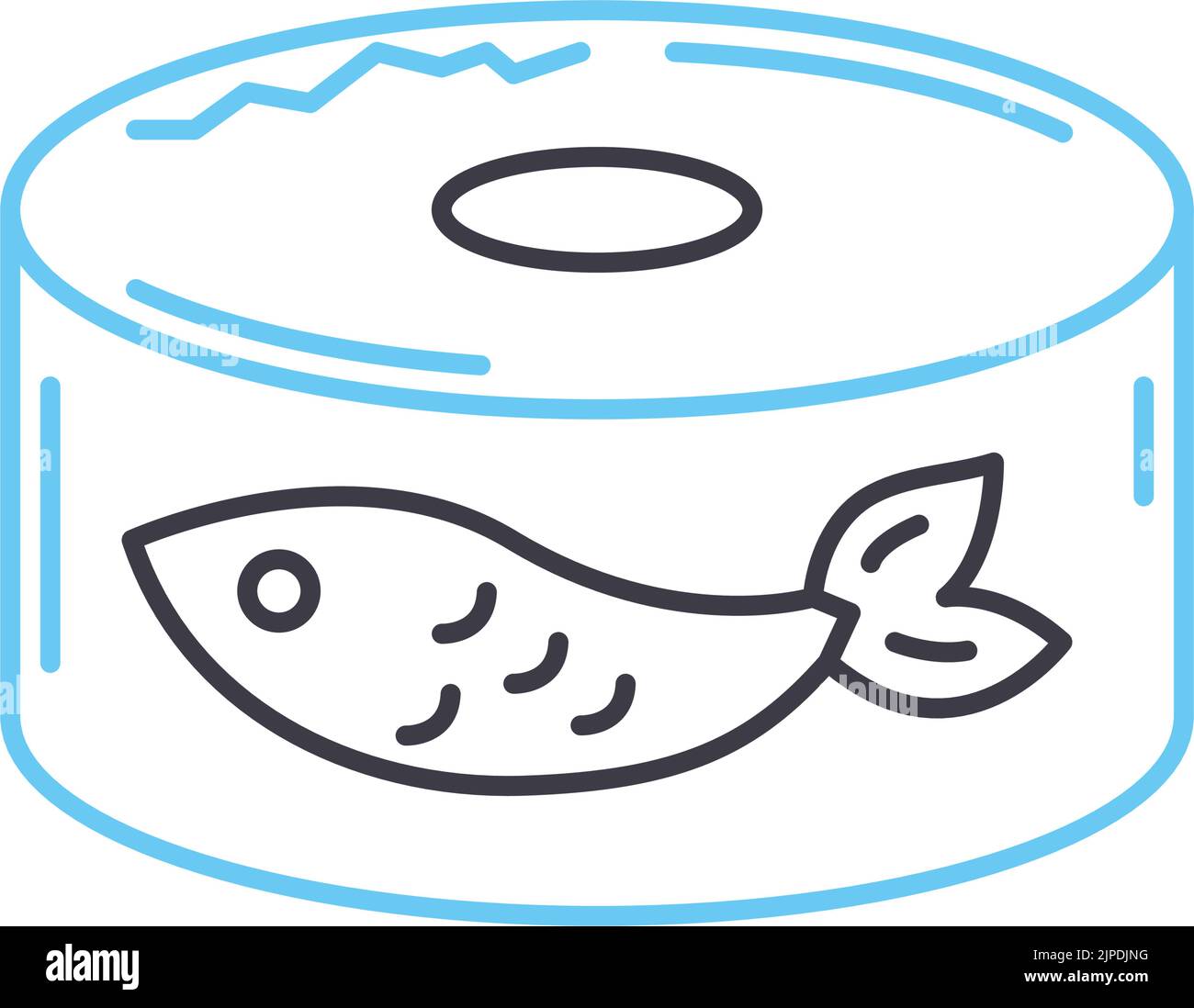 food stash line icon, outline symbol, vector illustration, concept sign ...