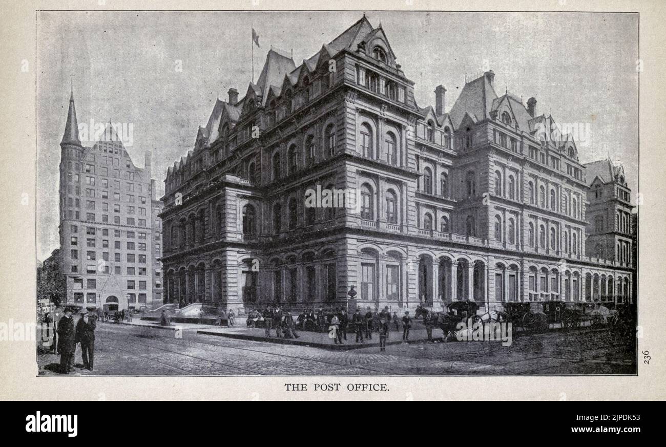 POST-OFFICE from the guide book ' Picturesque Chicago and guide to the ...