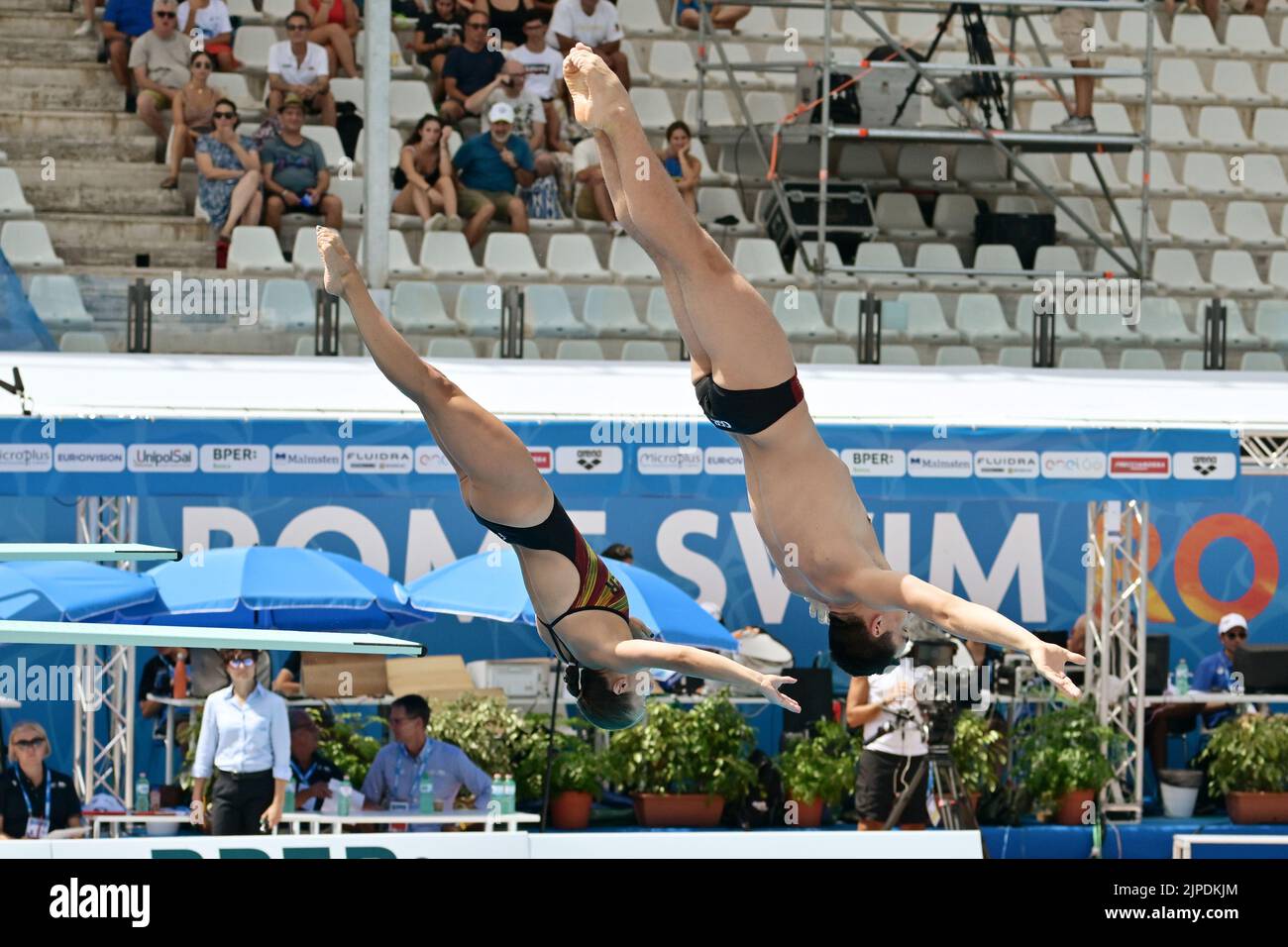 Rome, Italy. 17th Aug, 2022. Rome, August 17, 2022 European Swimming ...