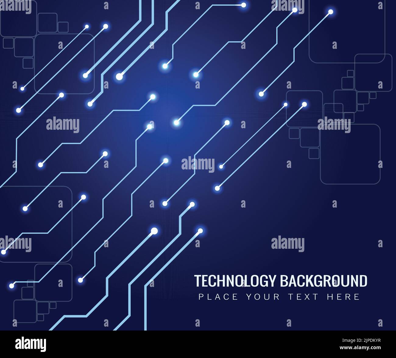 Technology background with circuit board elements. Vector illustration Stock Vector Image & Art ...