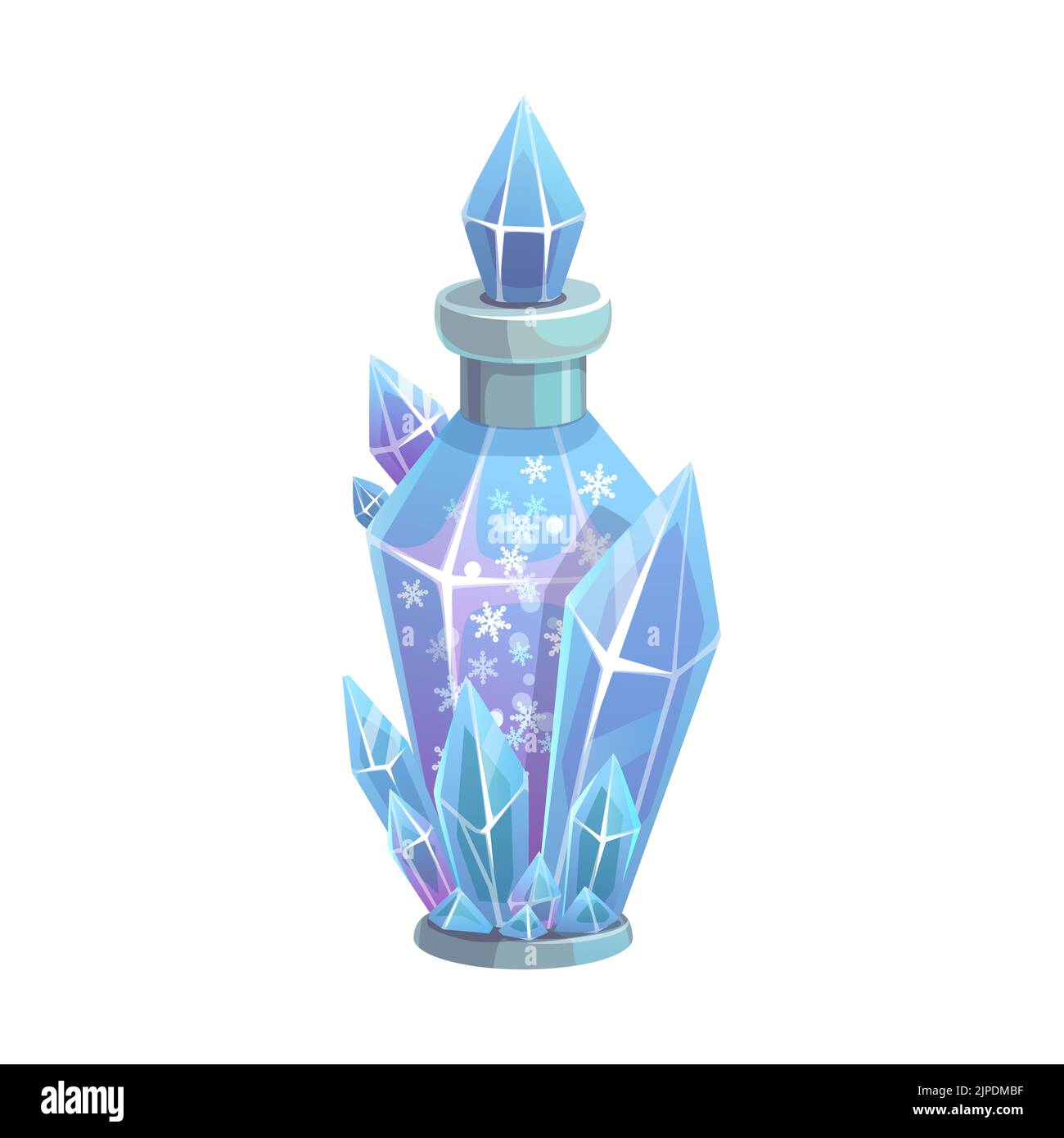 Magic of snow crystals Stock Vector Images - Alamy