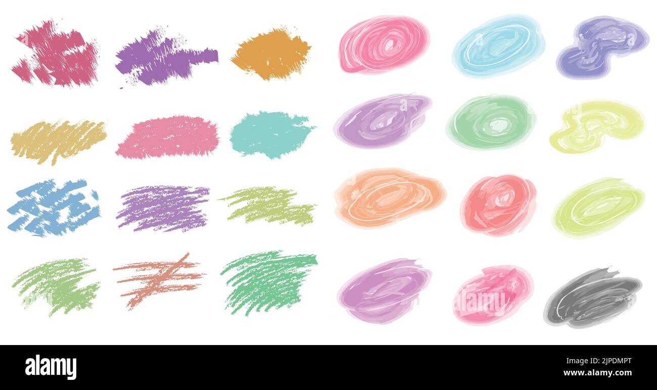 Abstract elements brush collection vector Stock Vector Image & Art - Alamy