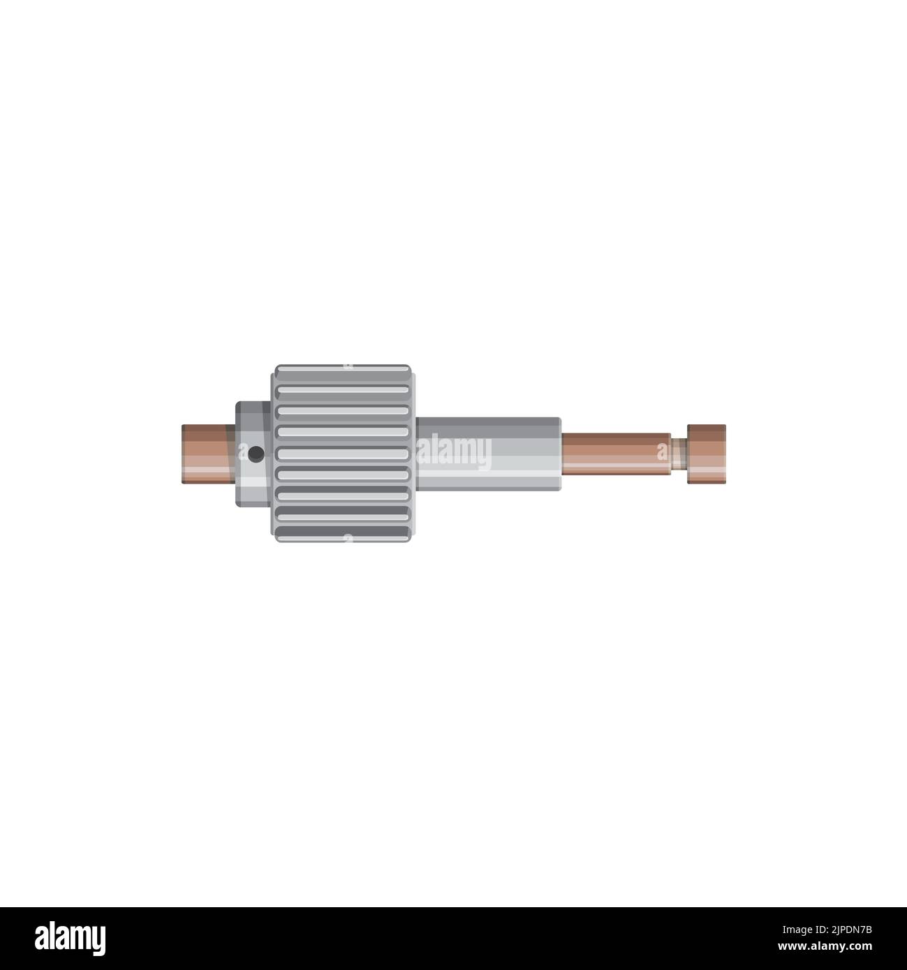Silent block and engine bolt isolated realistic icon. Vector auto ...