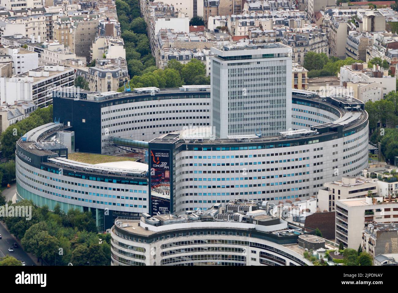 Radio France Broadcasting Head Quarters Building in Paris France Stock ...