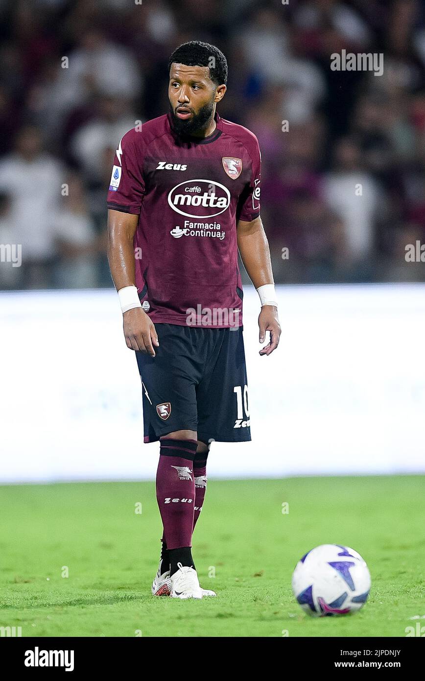 Tonny Vilhena of US Salernitana 1919 looks on during the Serie A match ...