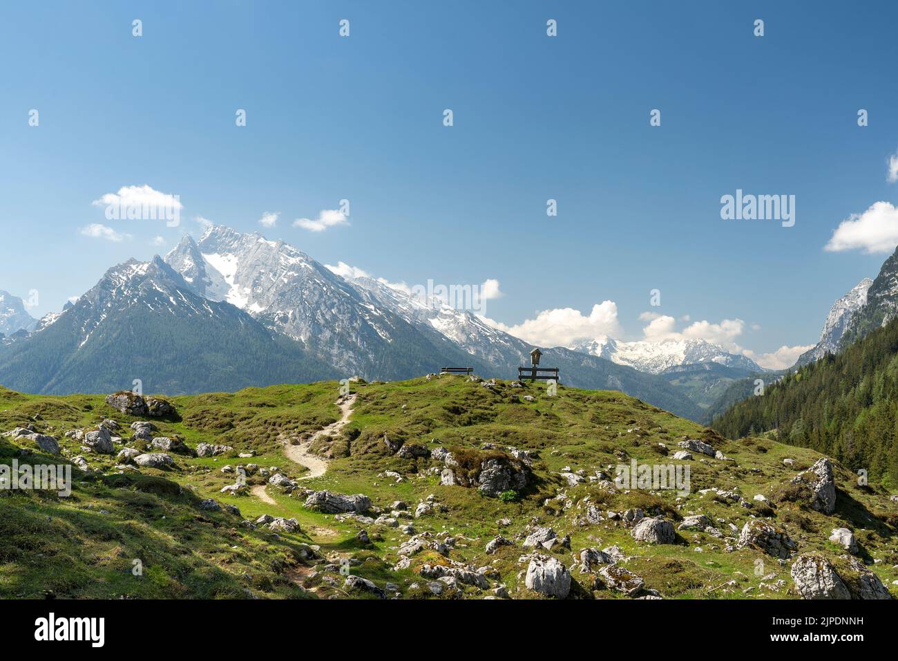 european alps, cross, hochkalter, crosses, hochkalters Stock Photo - Alamy
