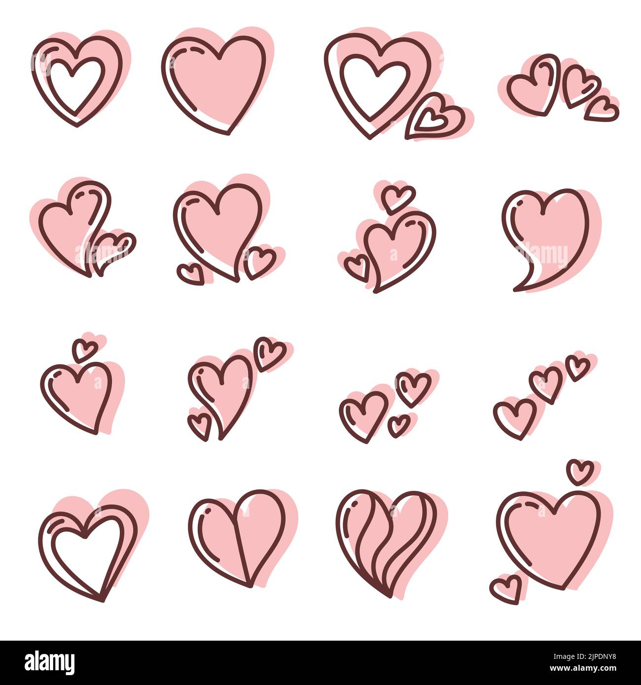 Love elements bundle vector illustration Stock Vector Image & Art - Alamy