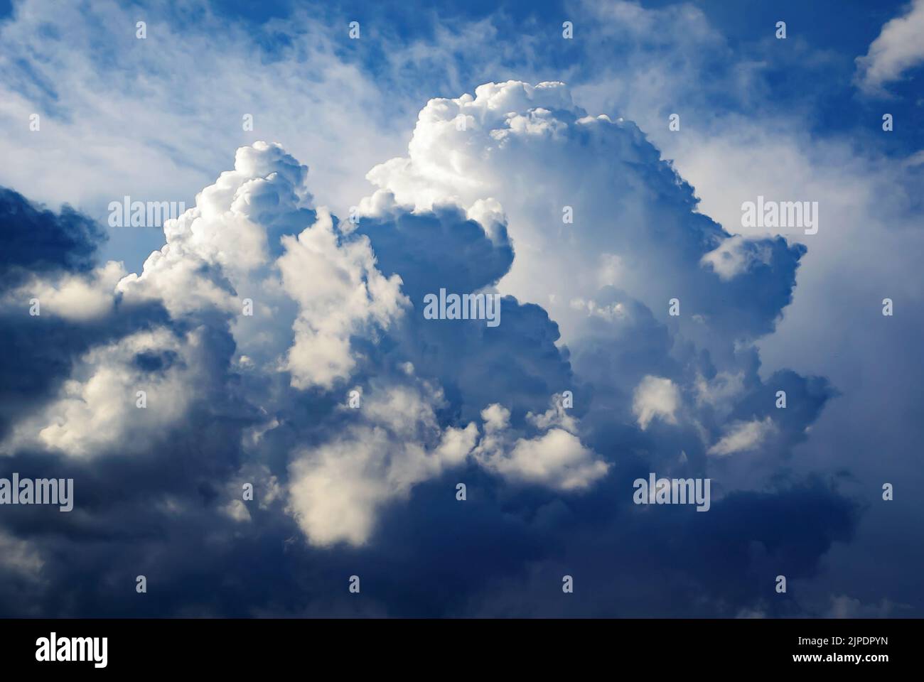 seasonal nature background rising forming storm cloud Stock Photo - Alamy