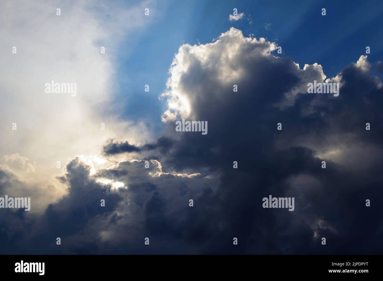 nature seasonal background abstract rising cloud after a storm in ...