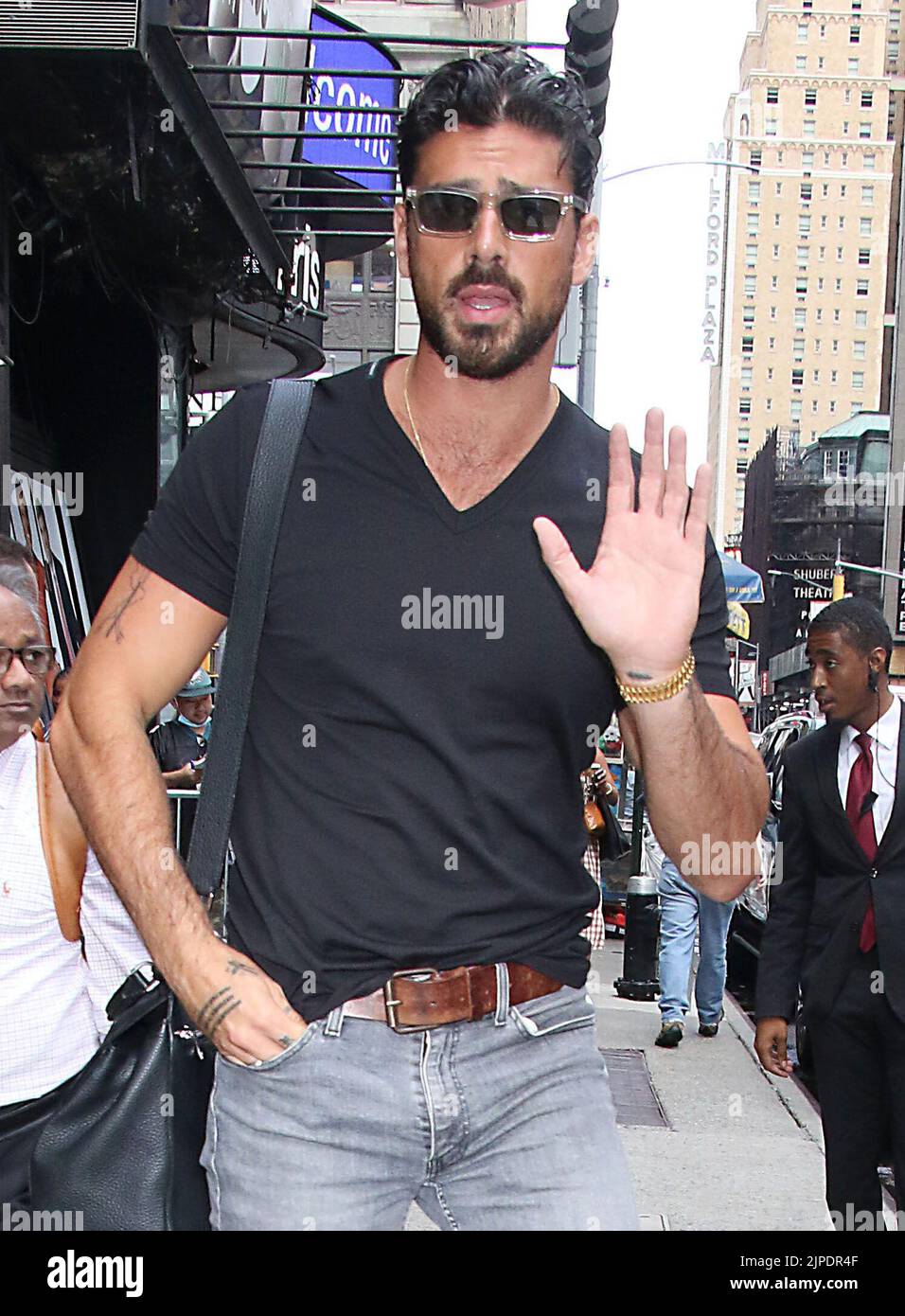 Michele Morrone At Good Morning America -PICTURED: Michele Morrone ...