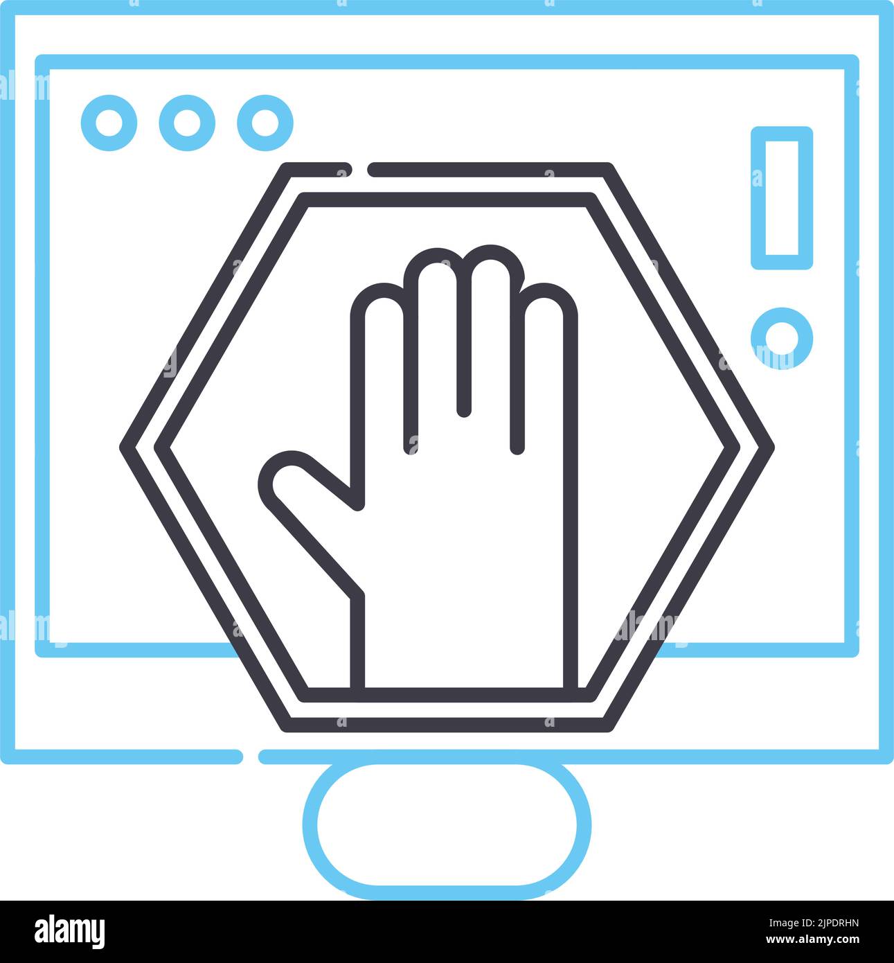 Stop symbol safety Cut Out Stock Images & Pictures - Alamy