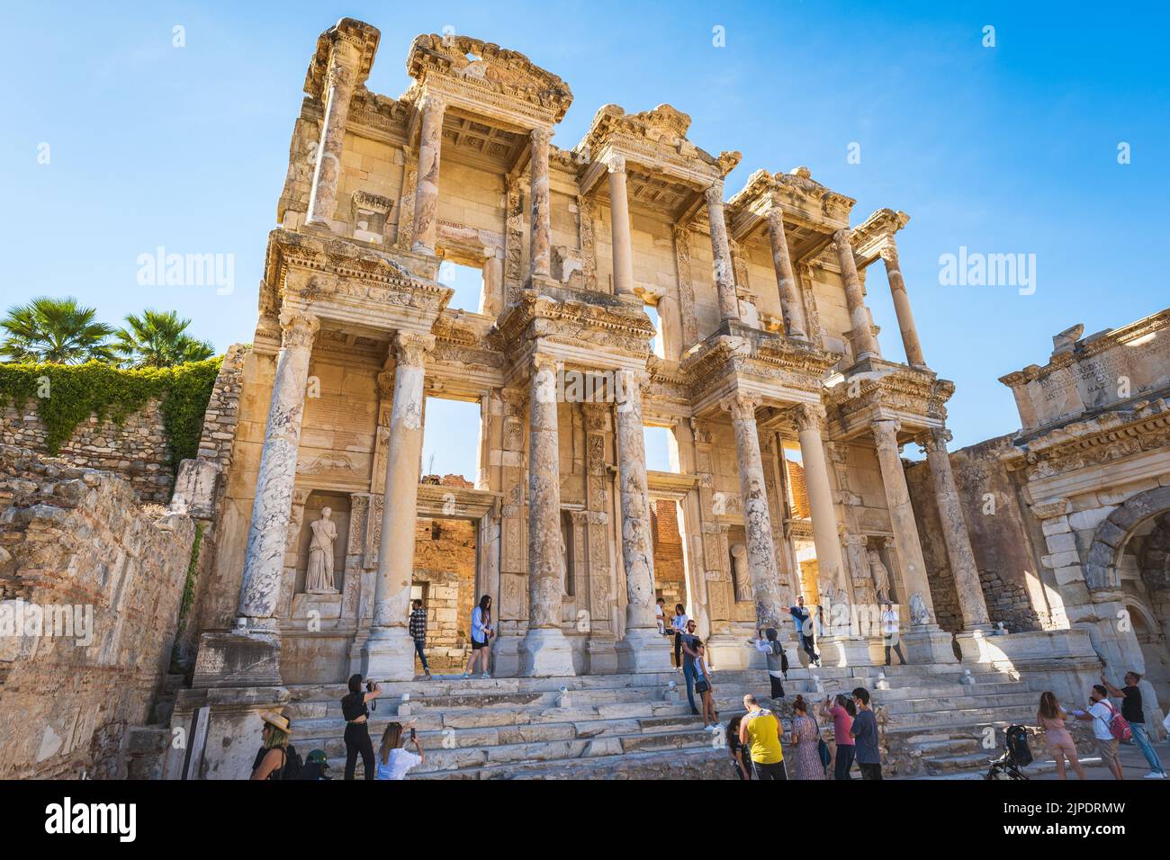 Ephesus Turkey September 2021 Ephesus Ancient City Landscape With Ephesus Turkey September 2021 Ephesus Ancient City Landscape With