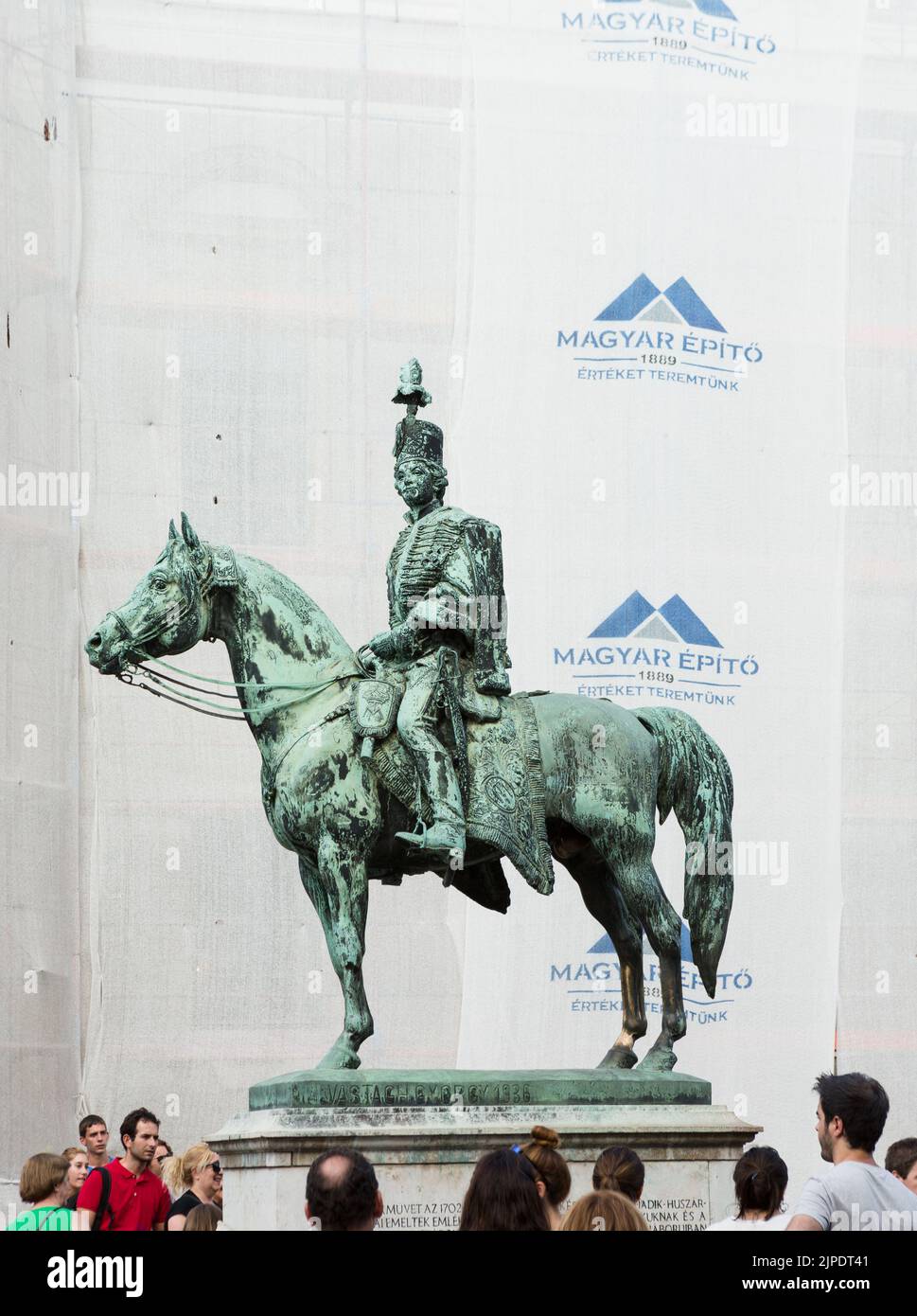 Statue of Mounted András Hadik, Buda, Budapest, Hungary Stock Photo - Alamy