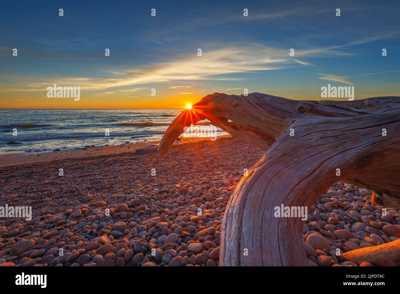 Dutch man cap landscape in Lithuania. Beautiful seaside landscape ...